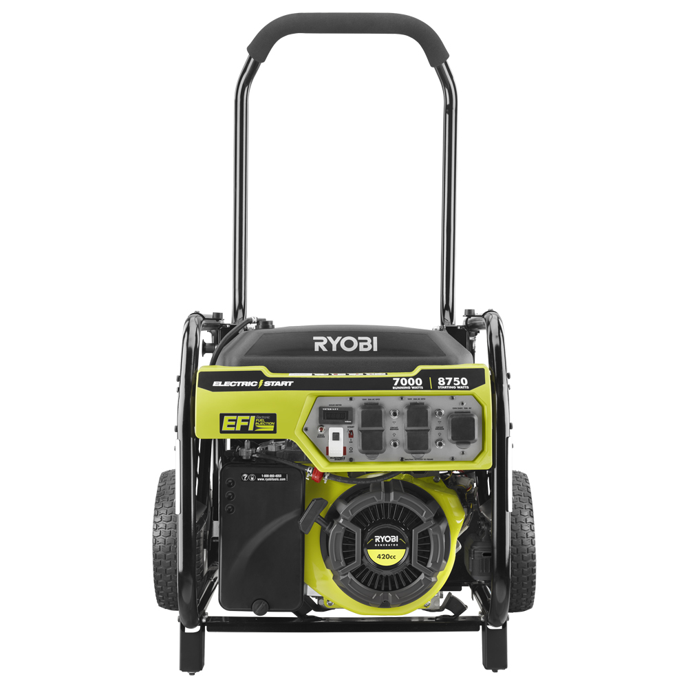 Ryobi 7000 Watt Electronic Fuel Injection Generator With Reduced CO ...