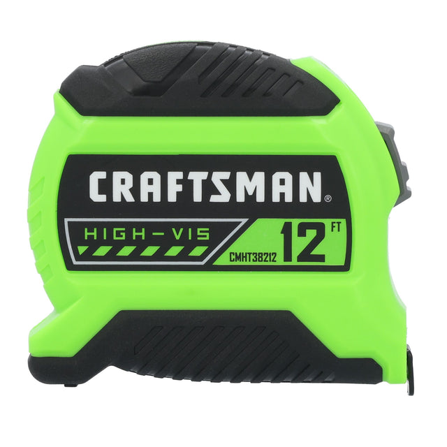 Craftsman 12ft. Hi-Vis Tape Measure (CMHT38212S) - Toolstash