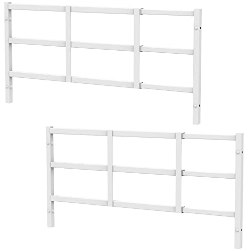 Delmoar Fixed Window Safety Guard 14”x 38” *2 Pack Adjustable Width ...