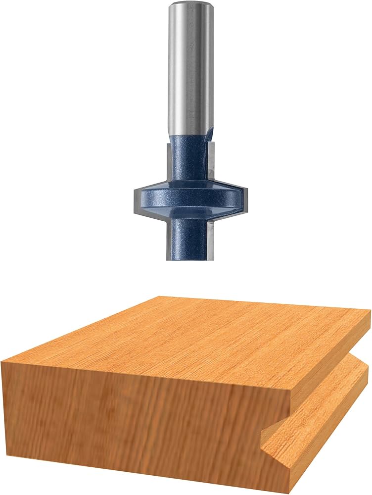 Bosch 1-1/4 In. x 1-1/4 In. Carbide Tipped Wedge Groove Bit (84510M ...