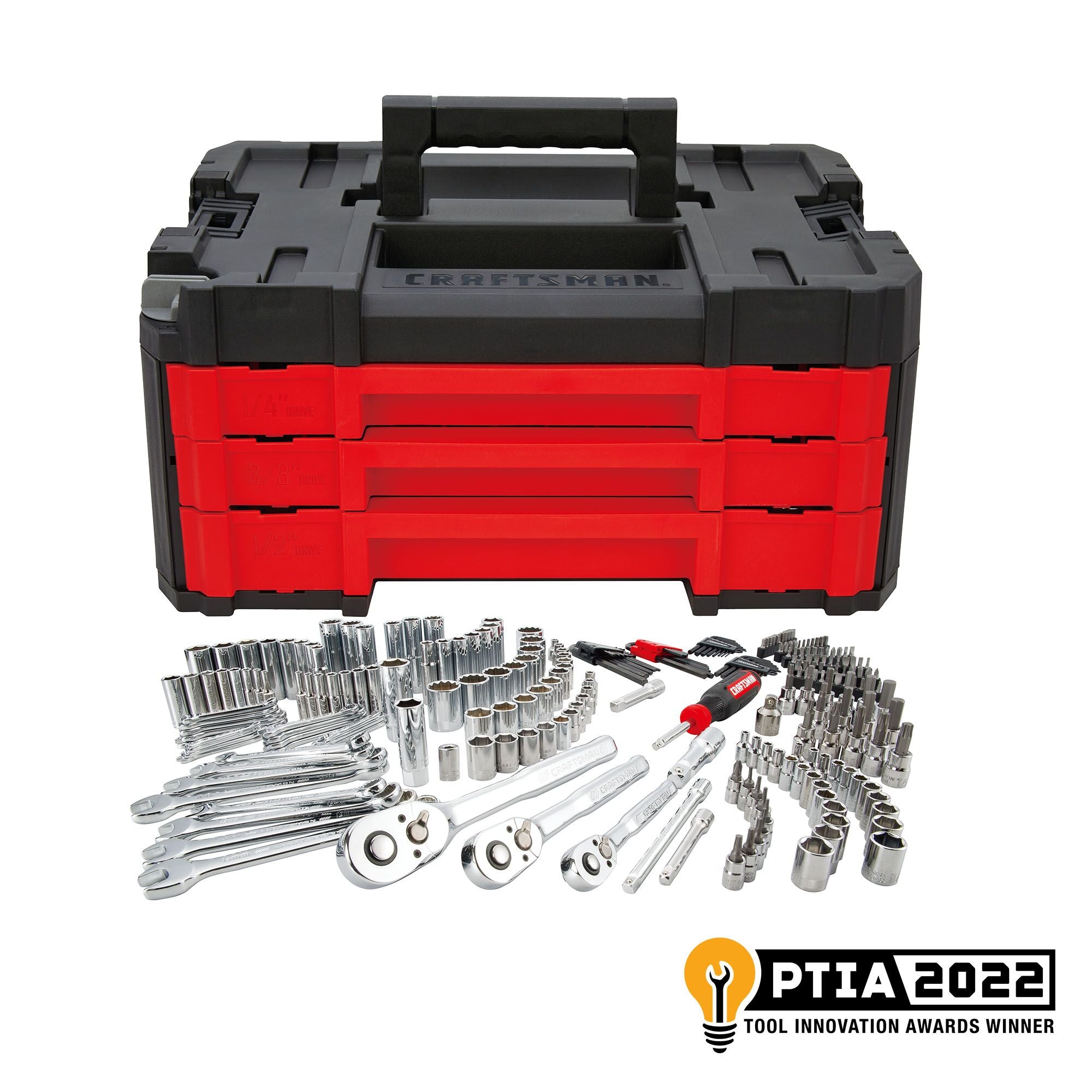 Craftsman VERSASTACK 262 pc. 3-Drawer Mechanic Tool Set (CMMT45307 ...