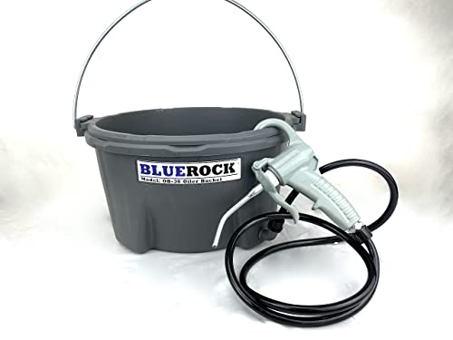 BLUEROCK Tools OB-30 Hand Held Oiler Pump and Bucket for Pipe Threading ...