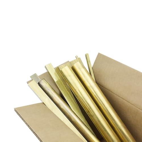 Online Metals Protobox 5 lb Assorted Brass Tubes, Rods, and Sheets for ...