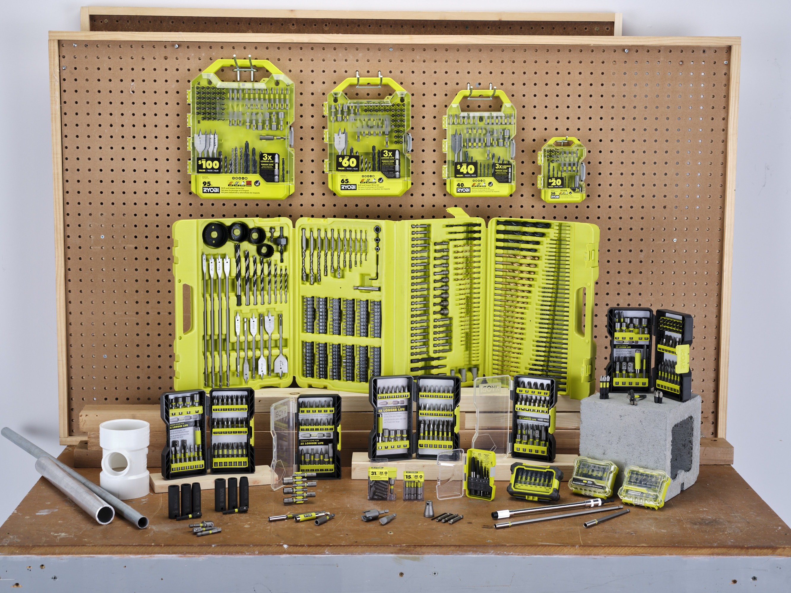 Ryobi 20 Pc Drilling/Impact Driving Kit (A98201TR) - Toolstash