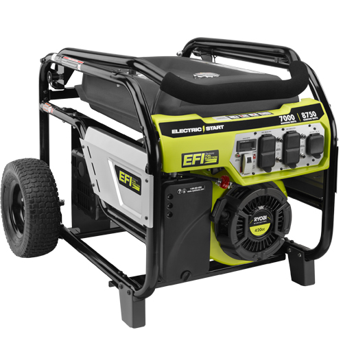 Ryobi 7000 Watt Electronic Fuel Injection Generator (RY907000FI ...