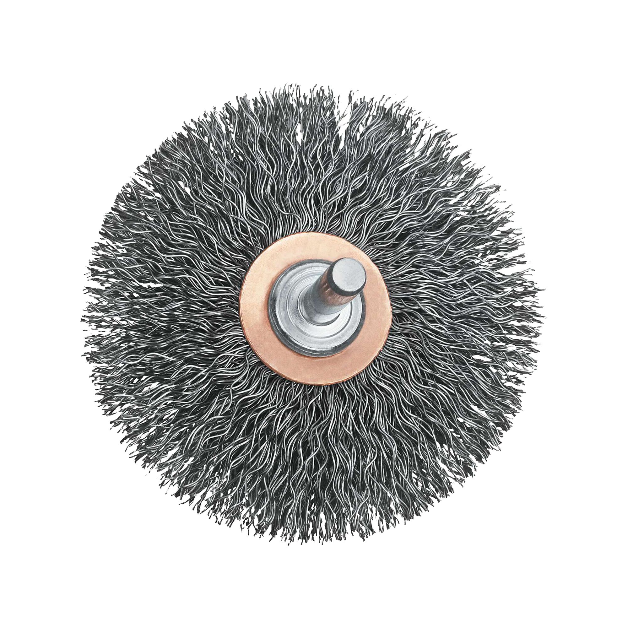DeWalt Small wire wheel — 3 in diameter, 1/4 in arbor (.014 in crimped ...