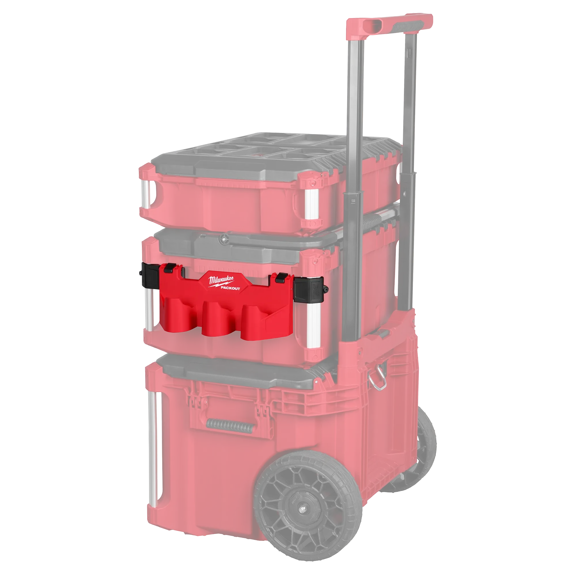 Milwaukee PACKOUT Tool Box M12 Battery Rack Attachment (48-22-8604 ...