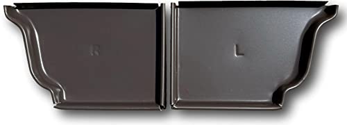 K-TEC GUTTER SUPPLY K-TEC 5 Inch Musket Brown K-Style Aluminum Rain ...