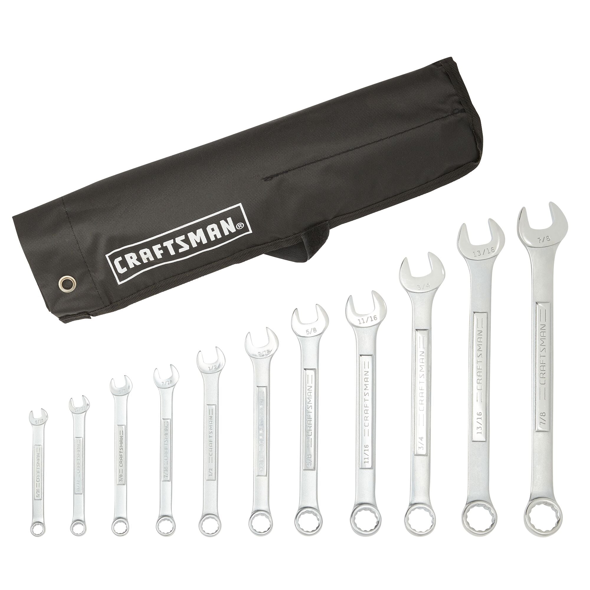 Craftsman Wrench Set Sea 11Pc - Tool Roll (CMMT10946) - Toolstash