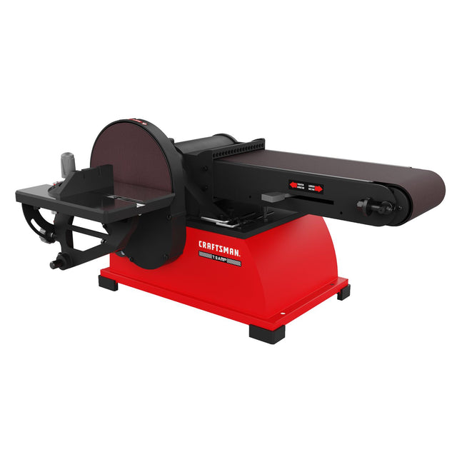 Craftsman 6-in x 36-in Belt and Disc Benchtop Sander (CMXXSAX69434606 ...