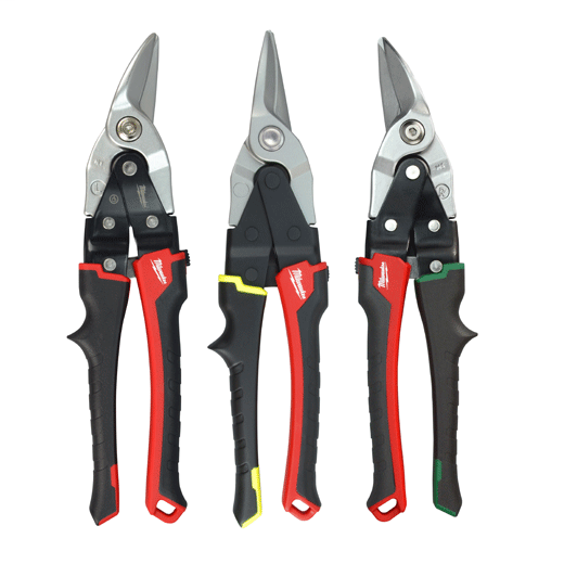 Milwaukee Aviation Snips 3 PC Set (48-22-4033) - Toolstash