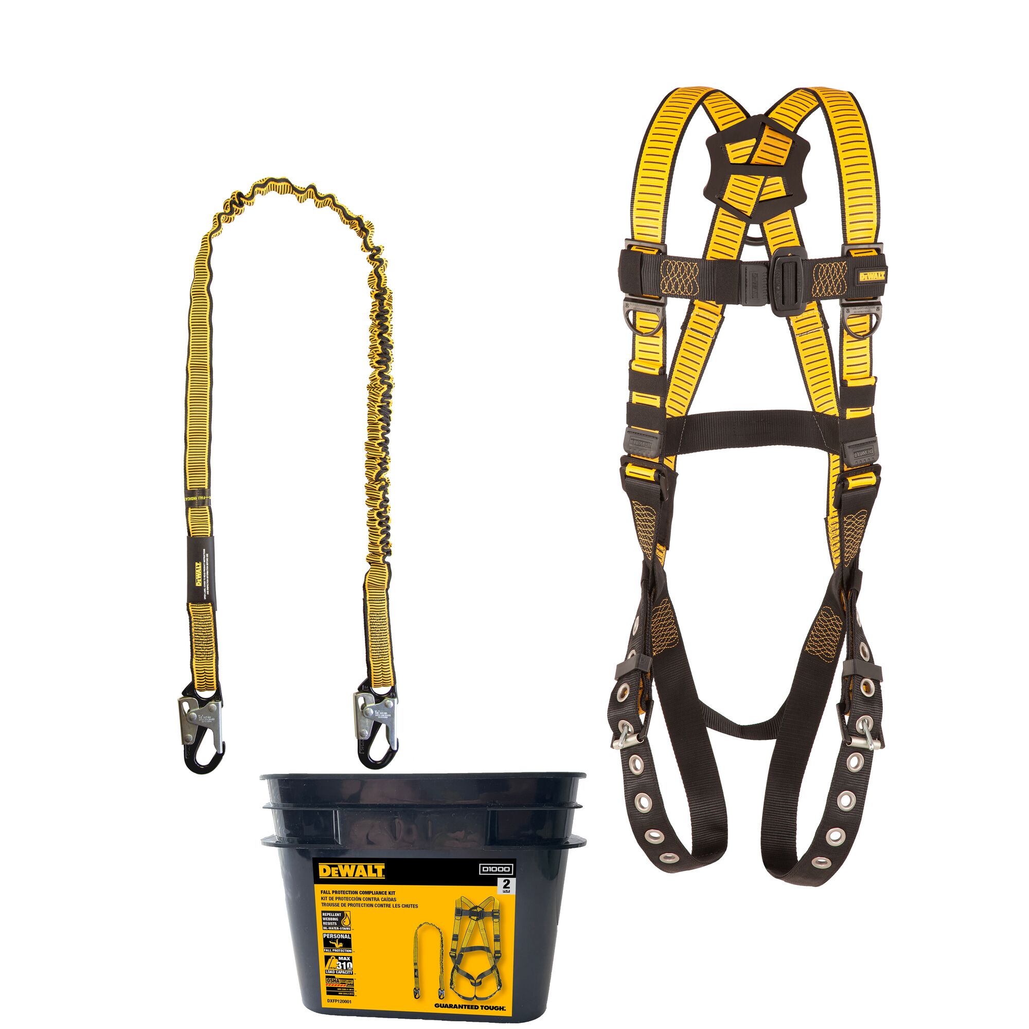 DeWalt Fall protection compliance kit (5-point harness with pass ...