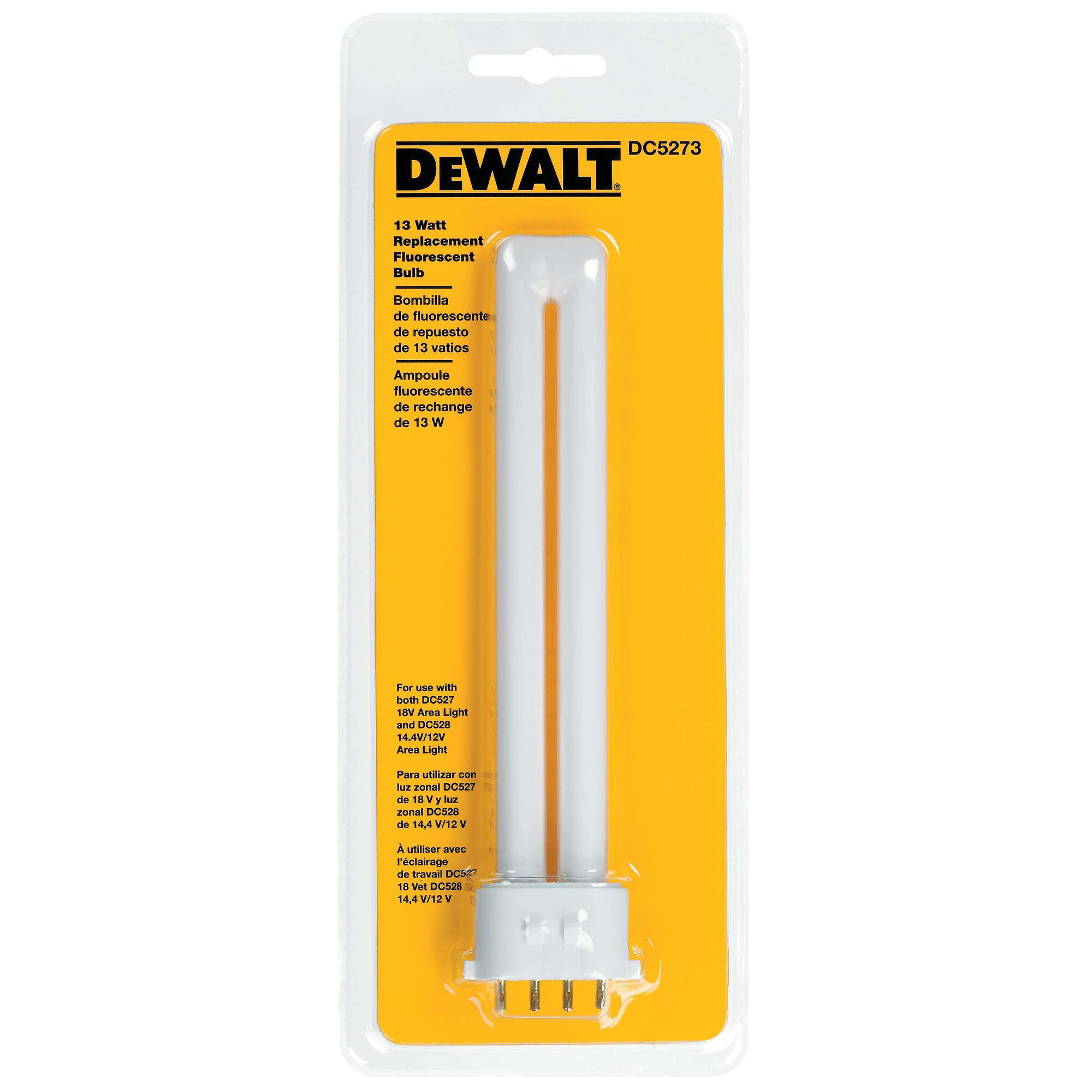 DeWalt 13 Watt Fluorescent Replacement Bulb (DC5273) - Toolstash