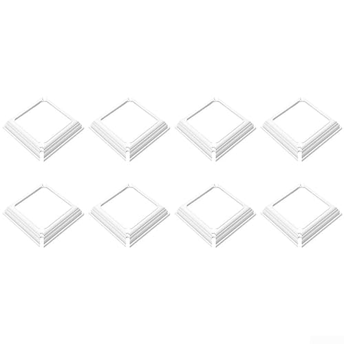 AugustknowU Vinyl Column Base Cap and Wrap Set Functional Plastic ...