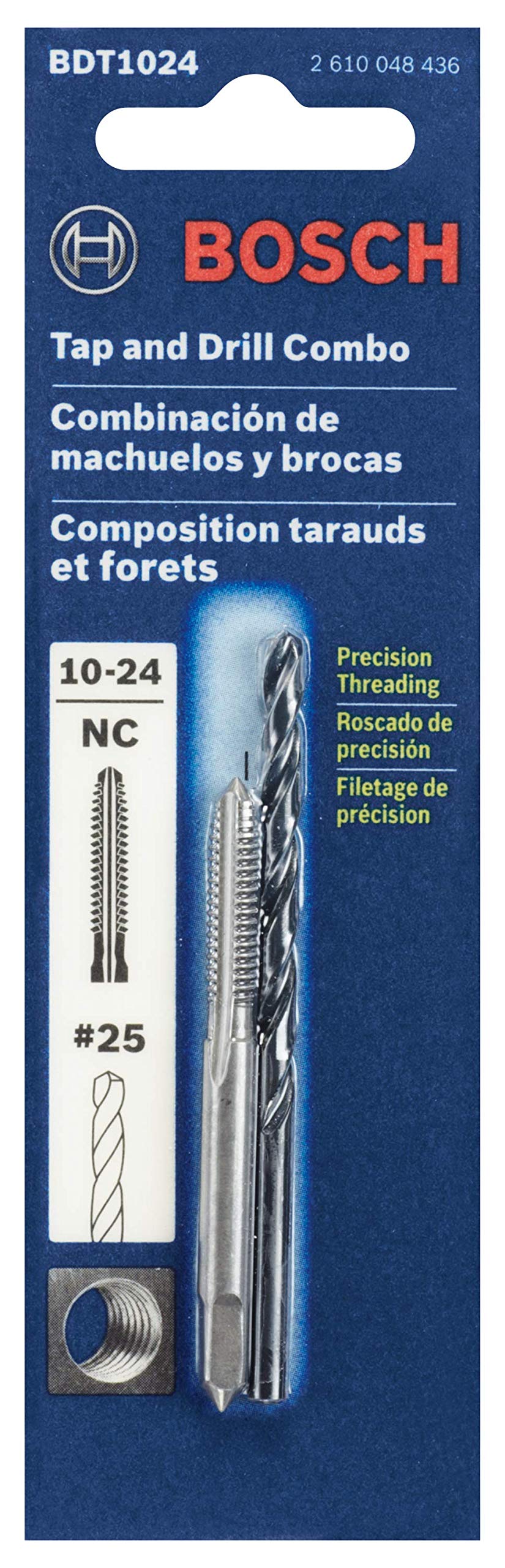 Bosch 10-24 Tap and #25 Drill Bit Combo Set (BDT1024) - Toolstash