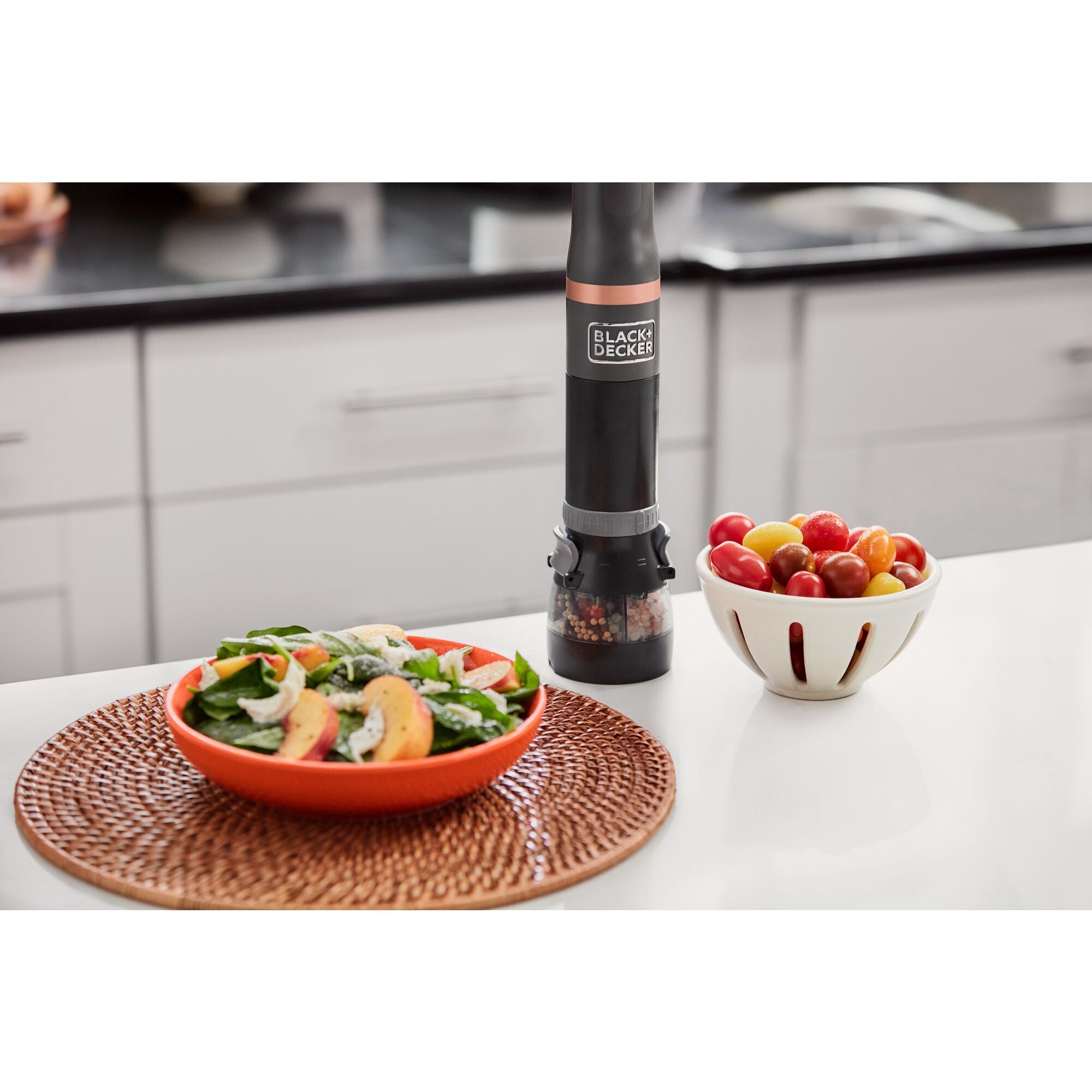 Black & Decker kitchen wand 2in1 Salt and Pepper Grinder Attachment ...