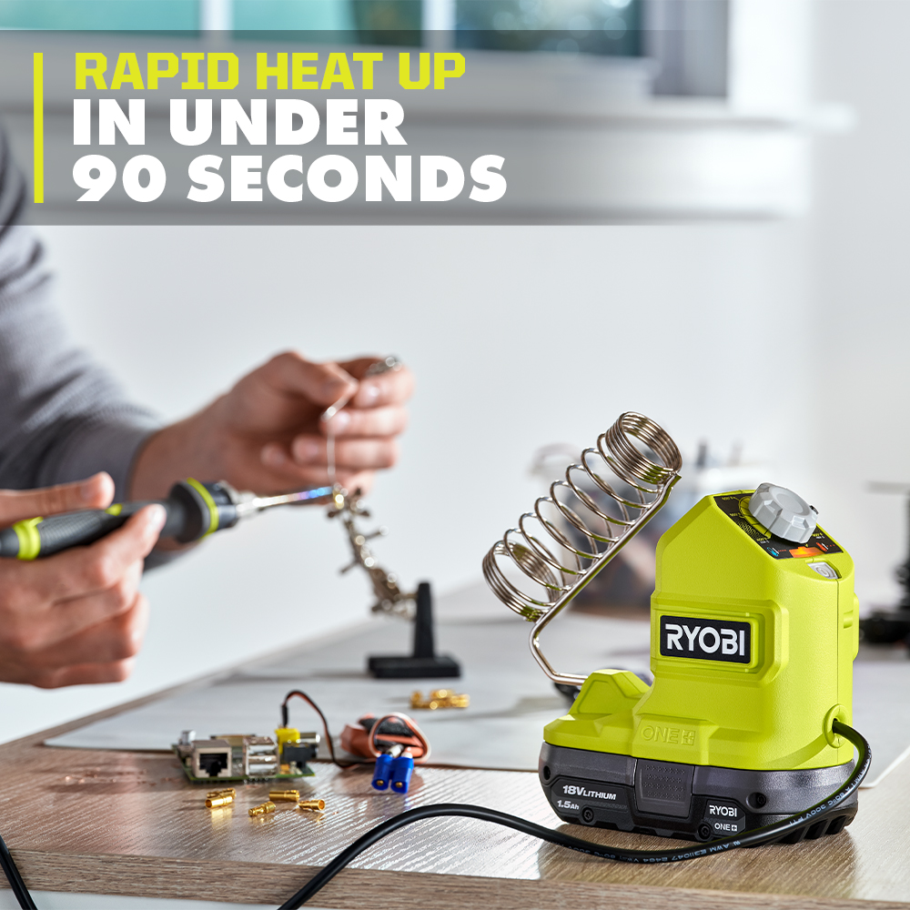 Ryobi 18V ONE+ 120W Soldering Iron (PCL946B) - Toolstash