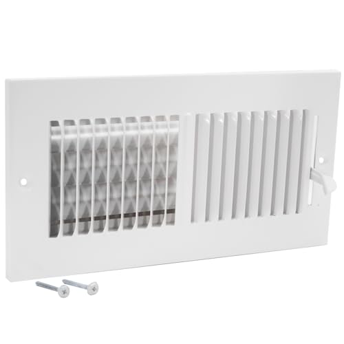 EZ-FLO 10 x 4 Inch (Duct Opening) Air Vent Cover for Wall or Ceiling ...