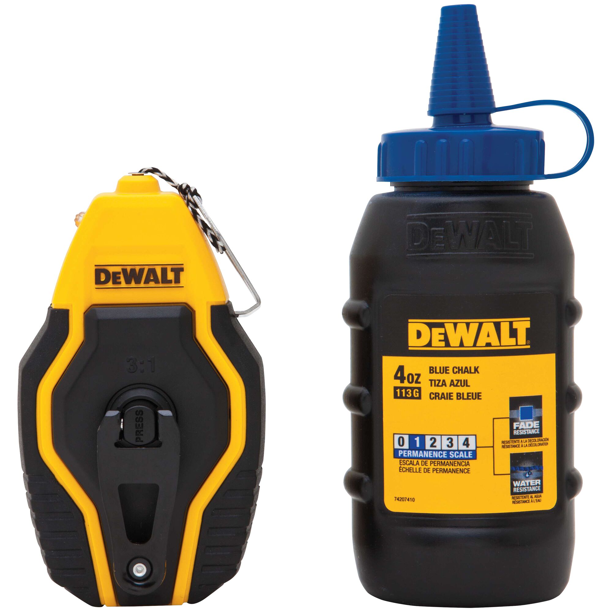 DeWalt Compact Chalk Reel with Blue Chalk (DWHT47257L) - Toolstash