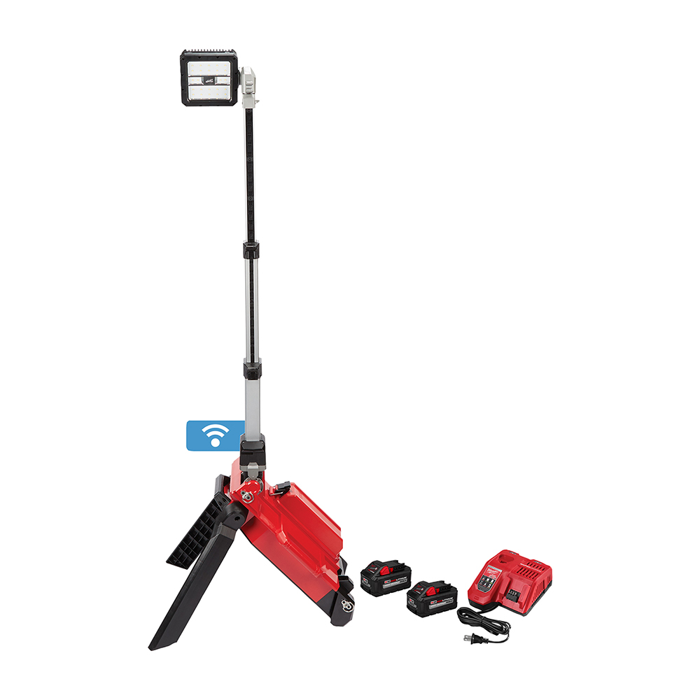 Milwaukee M18 ROCKET Dual Pack Tower Light with ONE-KEY (2120-22HD ...