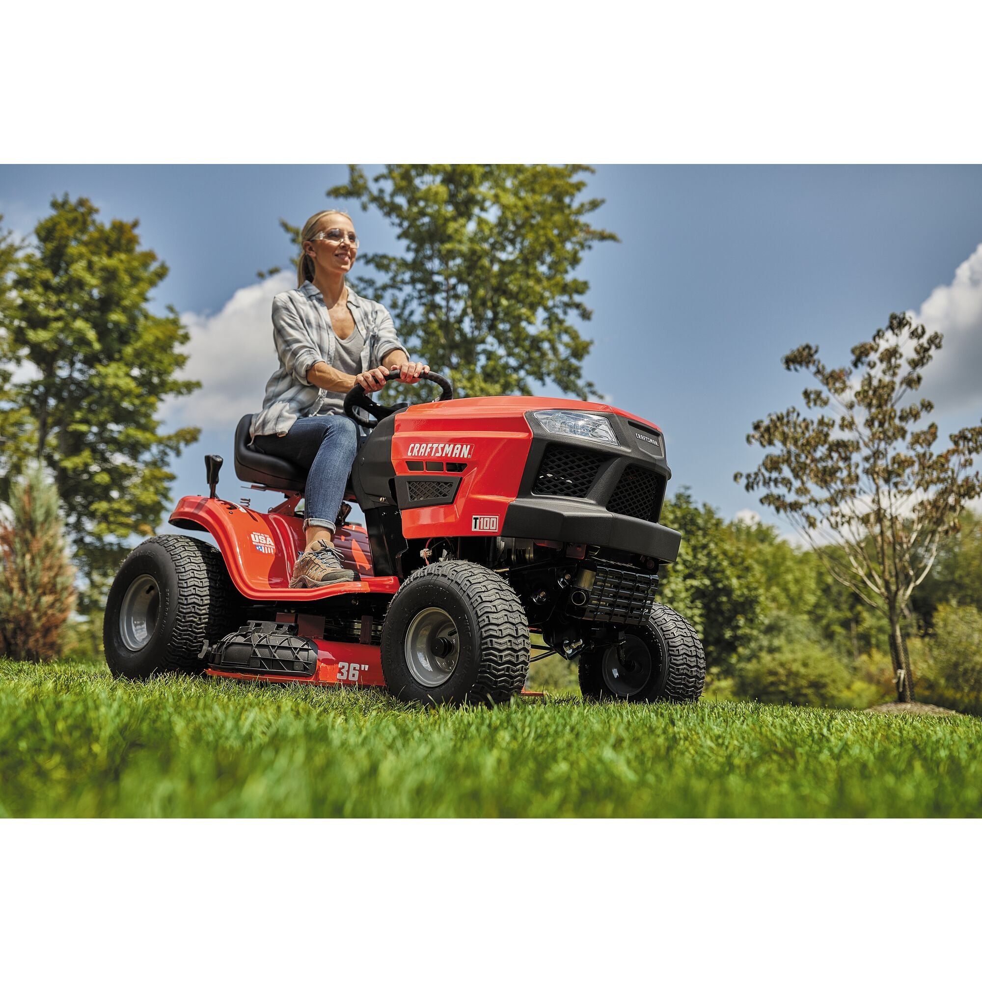Craftsman 36 in Riding Mower with Mulching Deck (CMXGRAM201303) - Toolstash