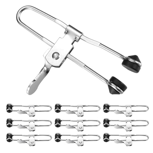 Frdhee 10 Pack Lever Action Grid Clamps, Stainless Steel Suspended ...