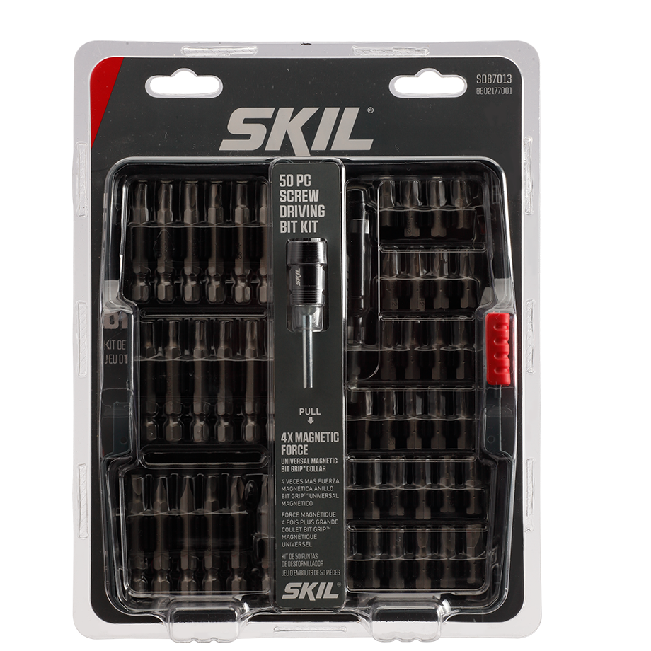 Skil 50pc Screw Driving Kit with Bit Grip (SDB7013) - Toolstash