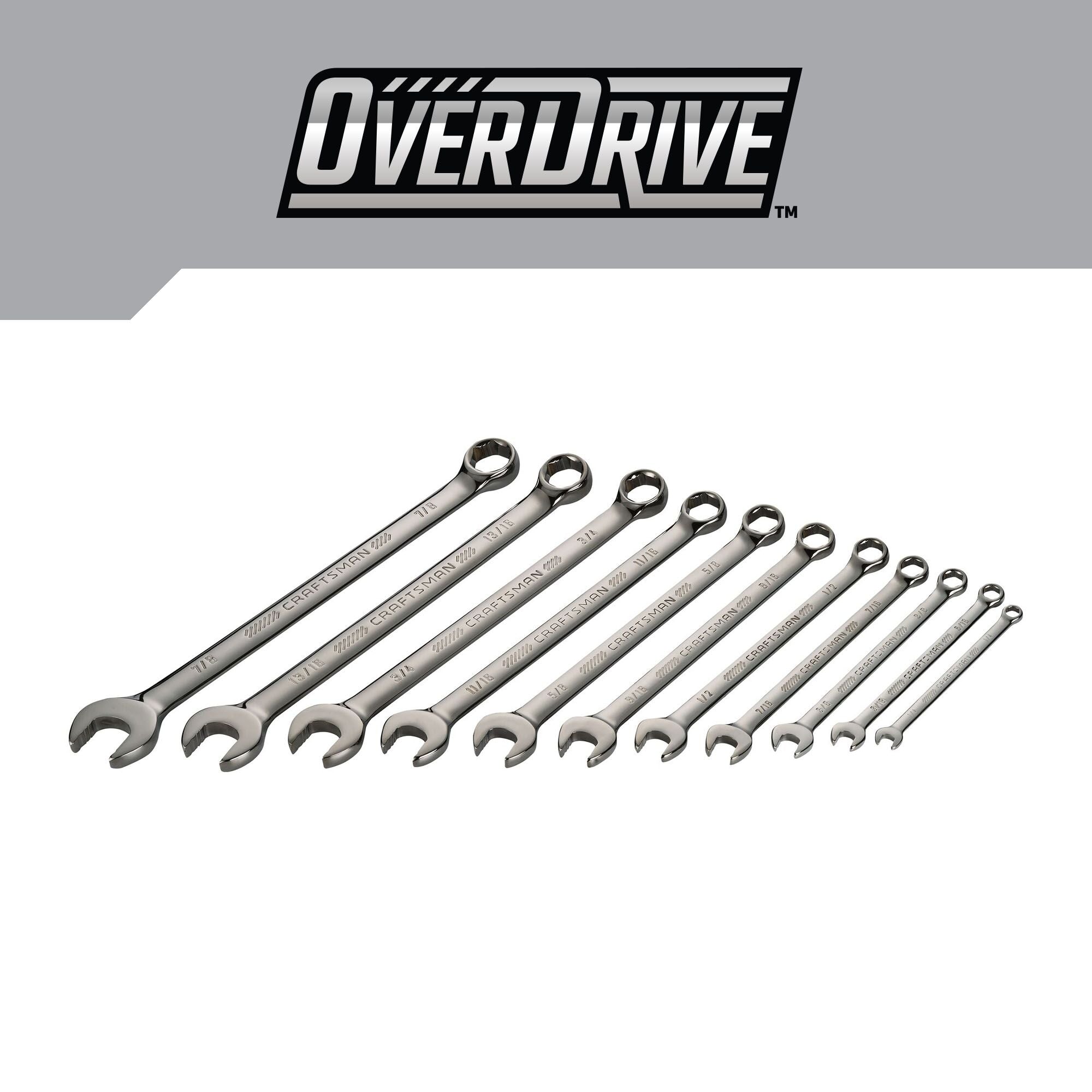 Craftsman 7pc OVERDRIVE SAE Wrench Set (CMMT87707) - Toolstash