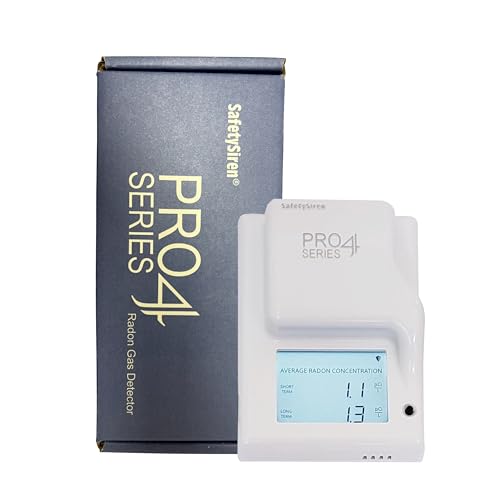 SafetySiren Safety Siren Pro4 Radon Detector – Continuous Radon Gas ...