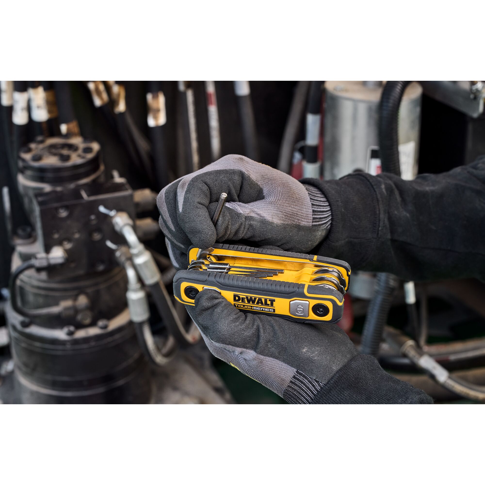DeWalt TOUGHSERIES Metric Folding Locking Hex Key Set (8-Piece ...