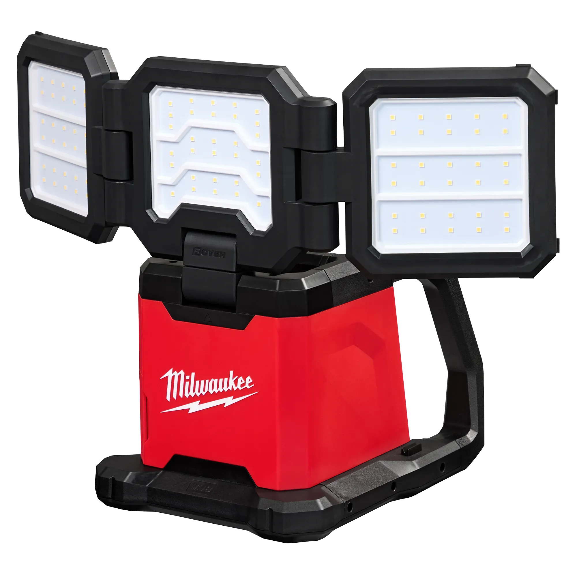Milwaukee ROVER Dual Power Triple-Panel Flood & Area Light (2368-20 ...