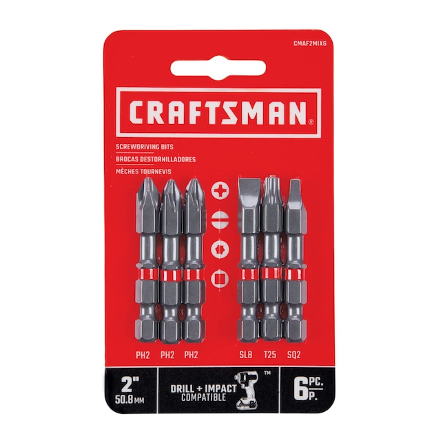 Craftsman Screwdriver Bit Set (CMAF2MIX6) - Toolstash