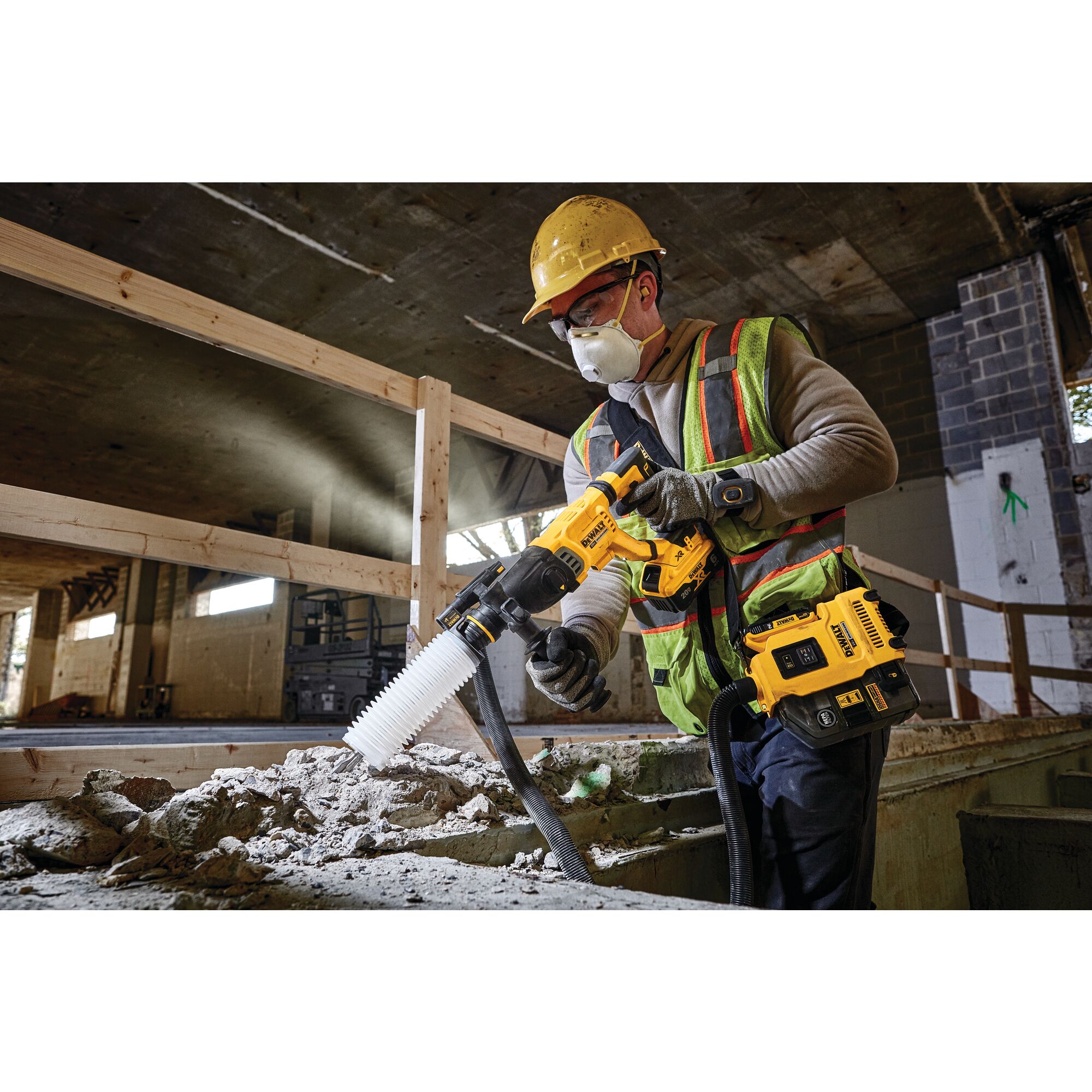 DeWalt Brushless Cordless Universal Dust Extractor Kit (DWH161D1 ...