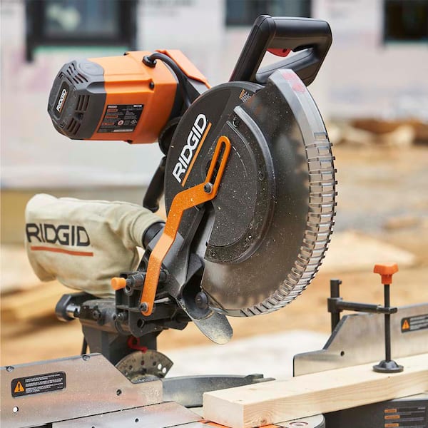 Ridgid 15 Amp Corded 12 inch Dual Bevel Compound Miter Saw (R4231 ...