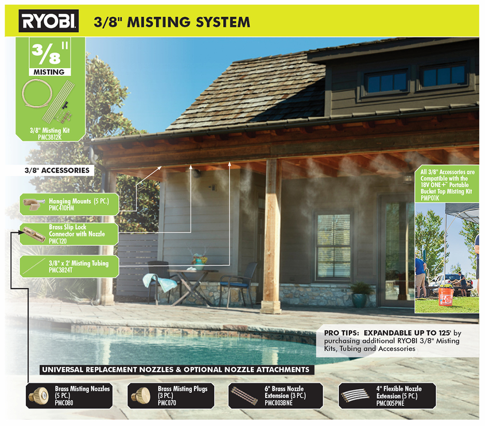 Ryobi Brass Misting Nozzles (5-Pack) (PMC080) - Toolstash