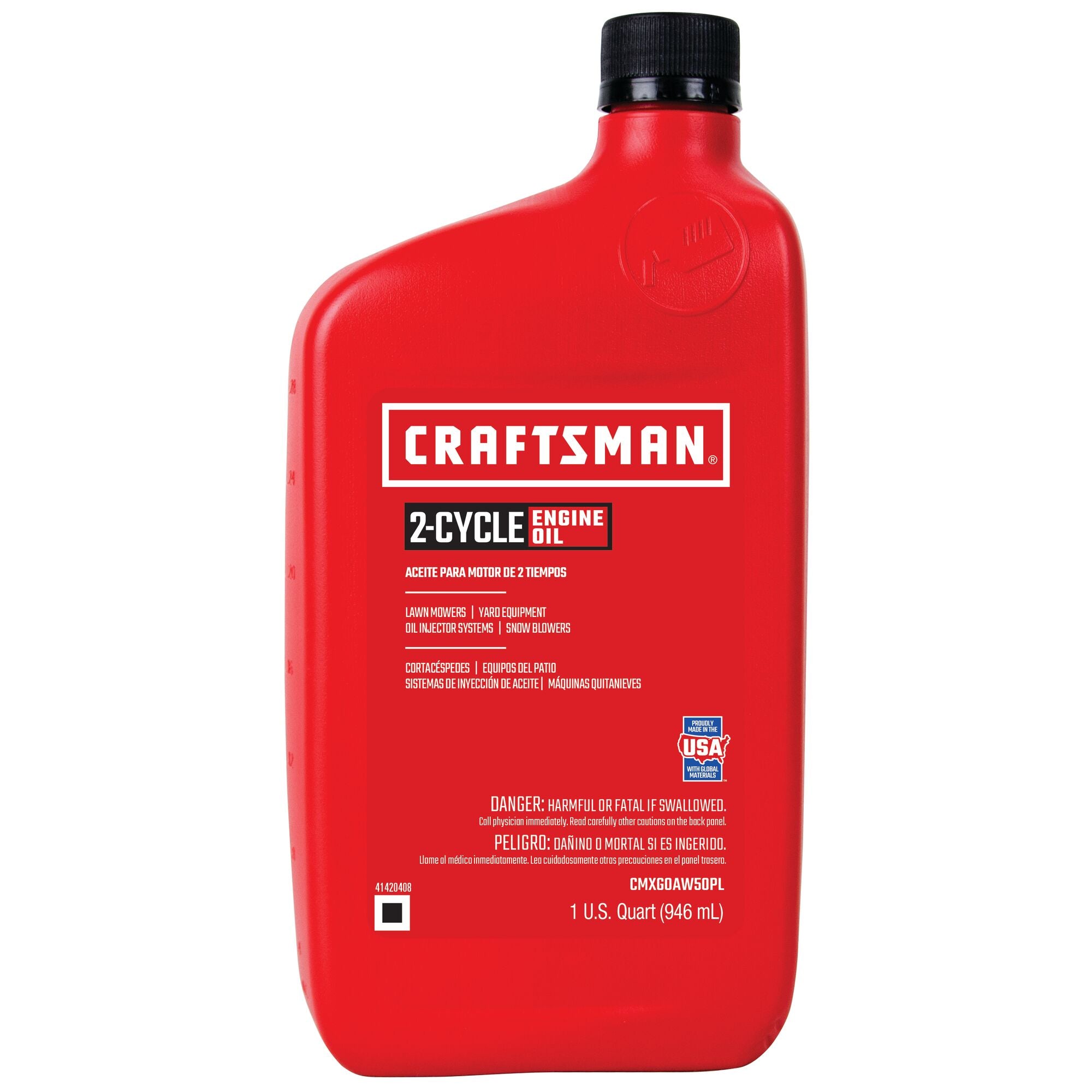 Craftsman Universal 2-Cycle Engine Oil (32 oz) (CMXG0AW50PL) - Toolstash