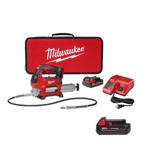 Milwaukee Cordless 2-Speed Grease Gun Kit (2646-21CT) - Toolstash