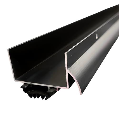 KC Hardware U Shaped Aluminum Door Bottom Sweep with Drip Cap, Weather ...