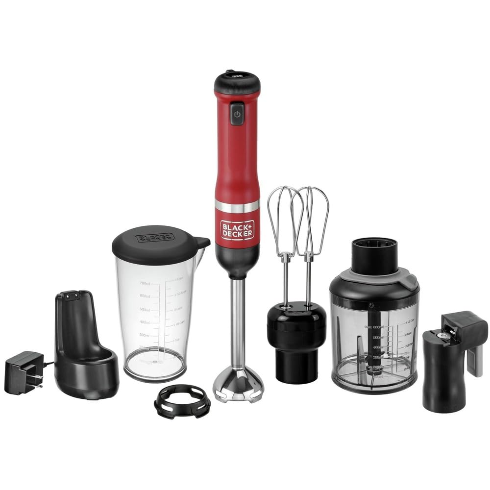 Black & Decker Cordless 4in1 Kitchen Multi-tool (Red) (BCKM1014K06 ...