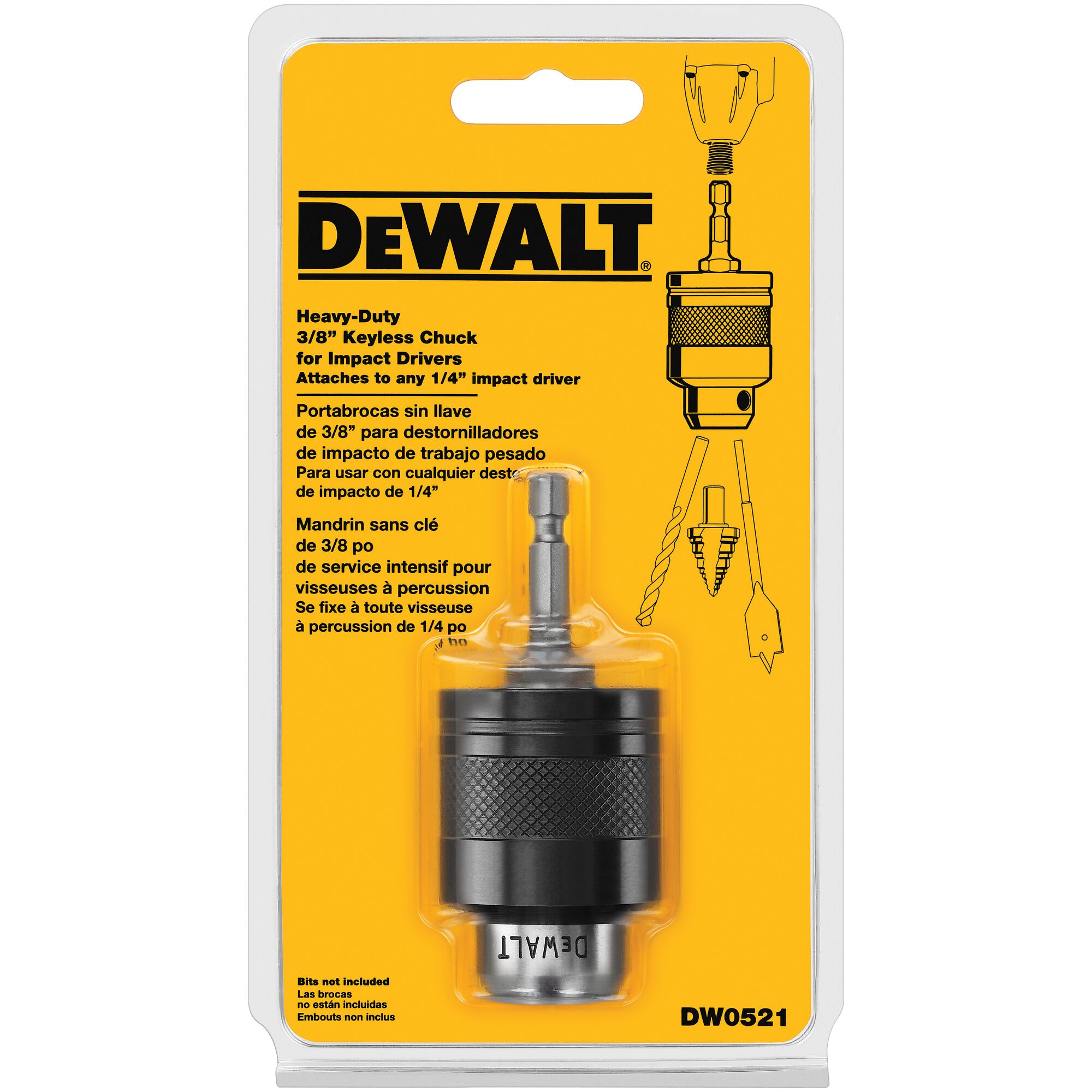 DeWalt 3/8 in. Quick-Connect Impact Chuck (DW0521) - Toolstash