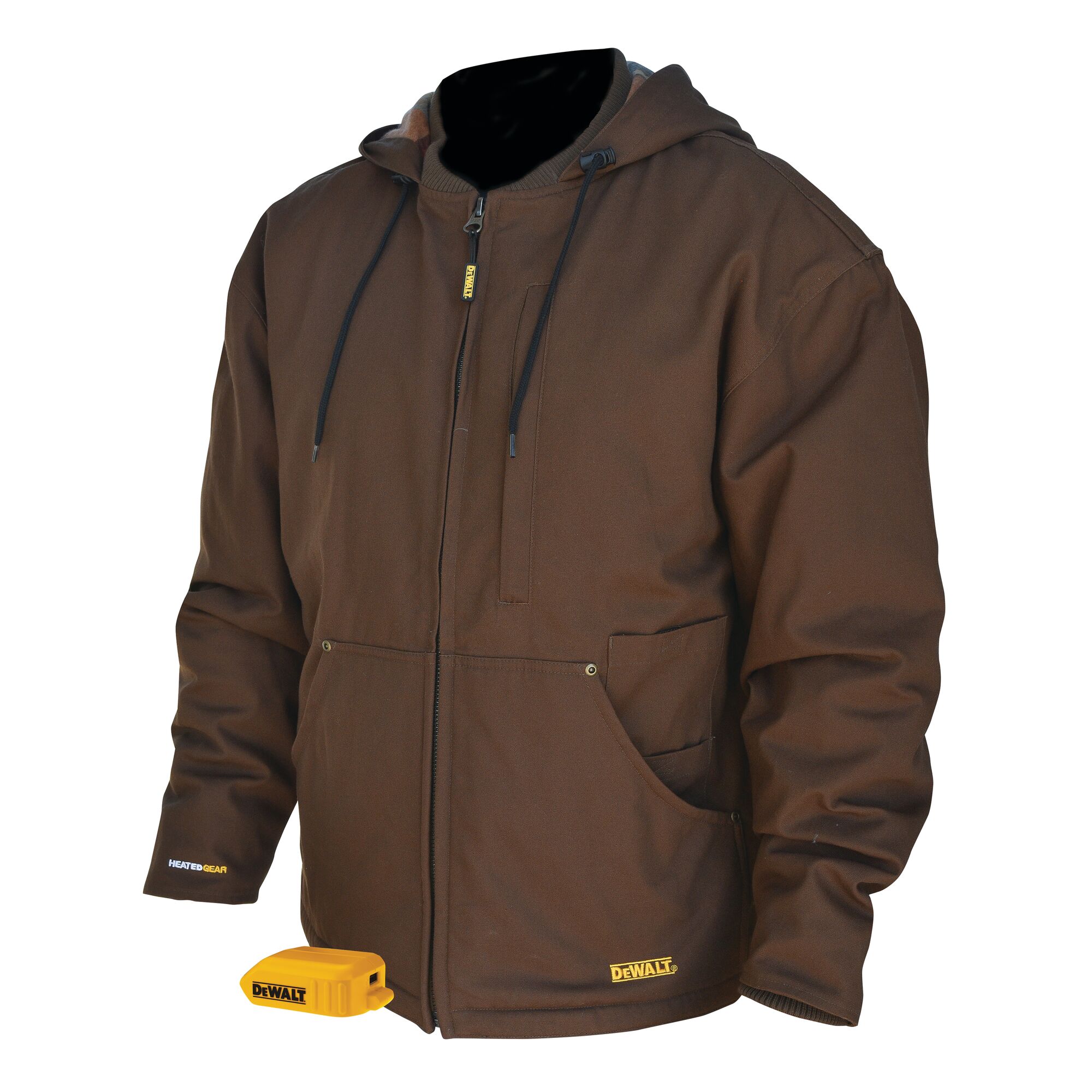 DeWalt Heavy Duty Tobacco Heated Work Jacket (DCHJ076ATB-S) - Toolstash